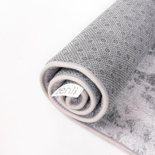 Geometric Grey Designer Memory Foam Play Mat – Zenli